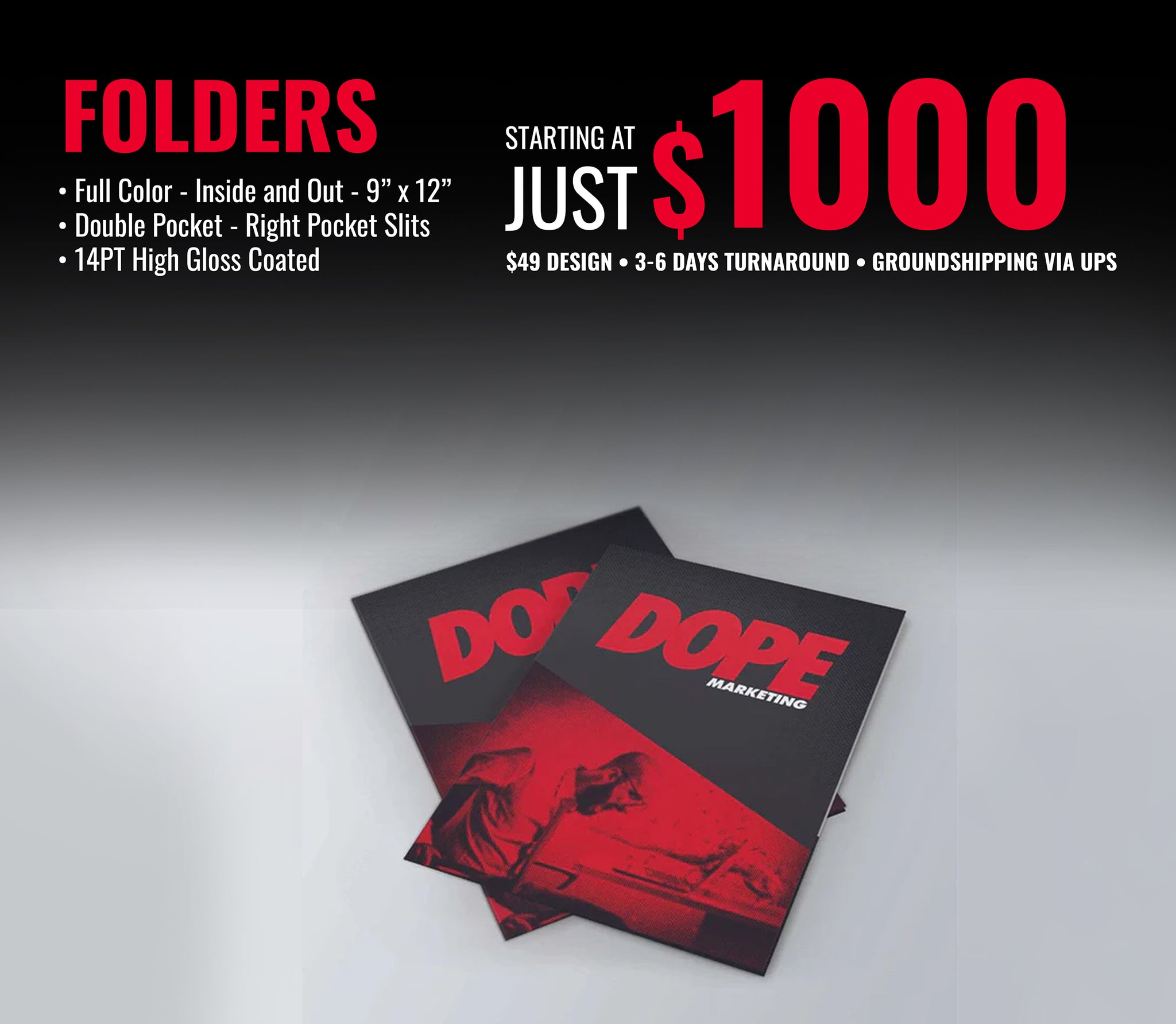 FOLDERS – DOPE Marketing